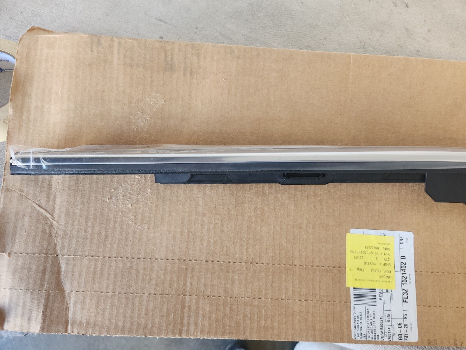 Genuine Ford Weatherstrip ASY - Door Window FL3Z1521452D OEM for sale ...