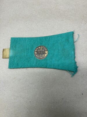 1940’s Geib Guitar Case Brass Badge | eBay