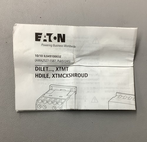 Eaton DIL ET11-M-A Electronic Timer Module 24-240VDC/AC, XTMT6A60H11B ...