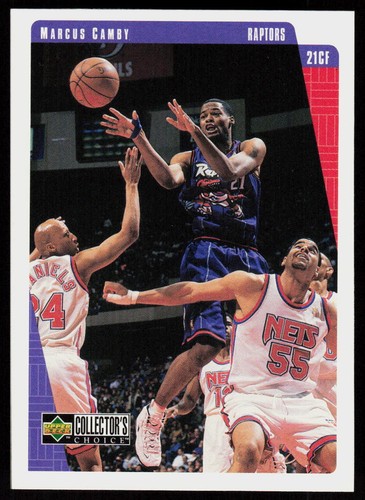 1997-98 Collector's Choice Marcus Camby #140 BASKETBALL Toronto Raptors ...