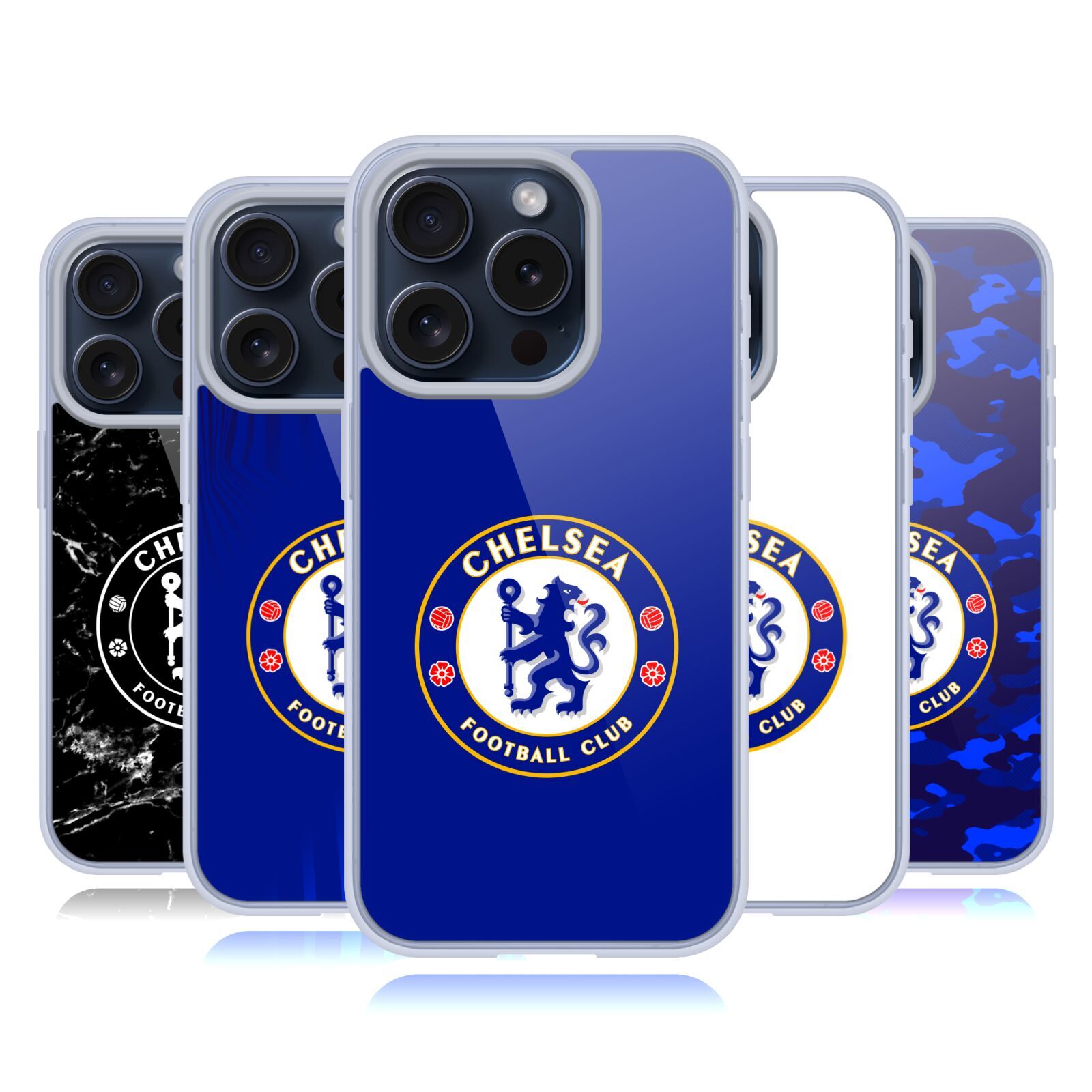 CHELSEA FOOTBALL CLUB CREST GEL CASE COMPATIBLE WITH APPLE iPHONE ...