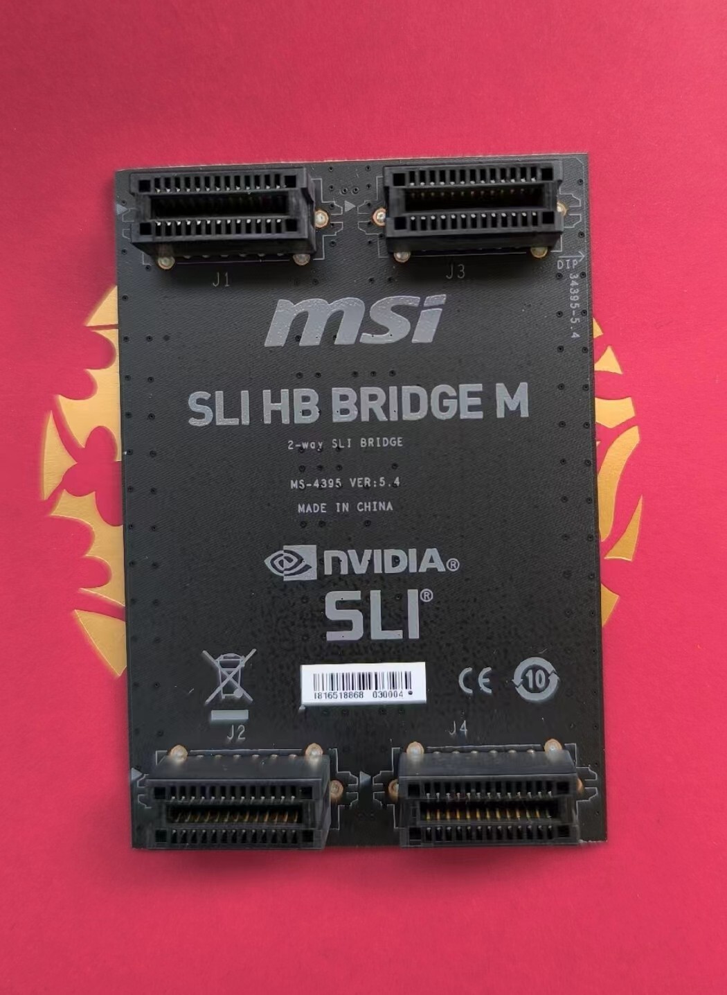 SLI HB Bridge M 2 Ways For MSI NVIDIA Video Card Connector Adapter Slot ...