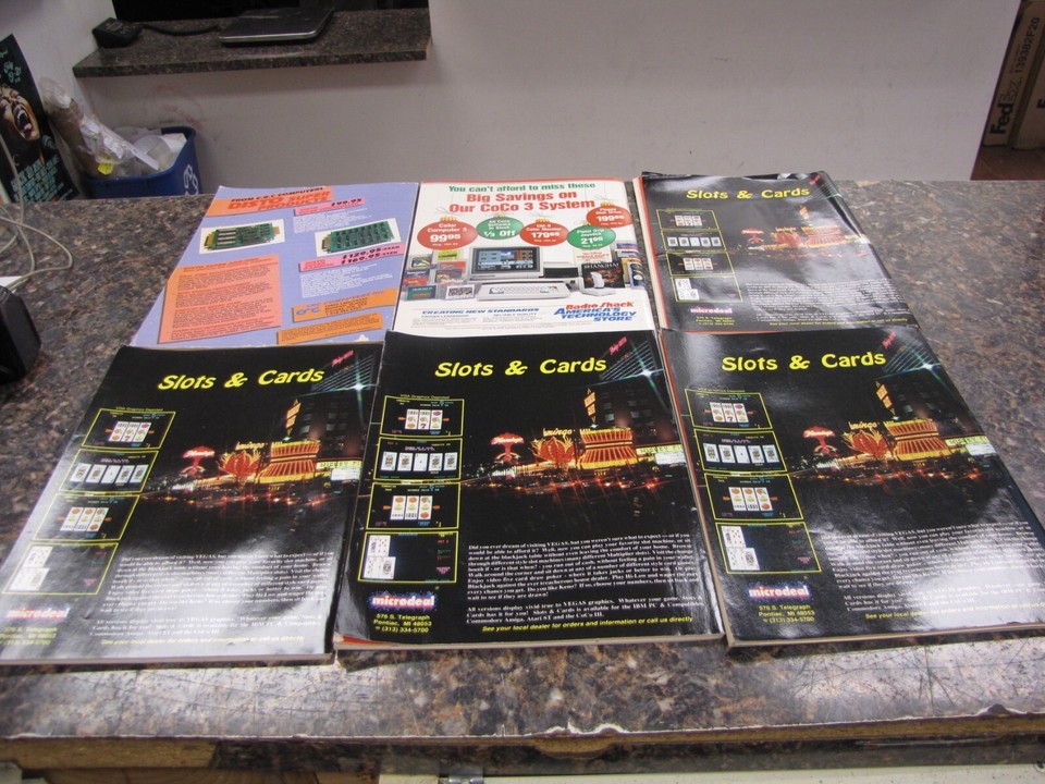 Lot of (6) Vintage The Rainbow - The Color Computer Monthly Magazine ...