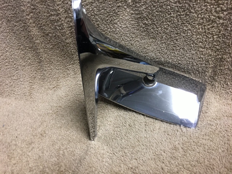 USED OEM FORD D9AB-17743-AA 1979 LEFT HAND CHROME DRIVER SIDE REAR VIEW ...