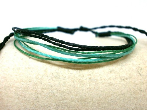 4 Black Thread and Green Mix Bracelets/Ankle - Adjustable | eBay
