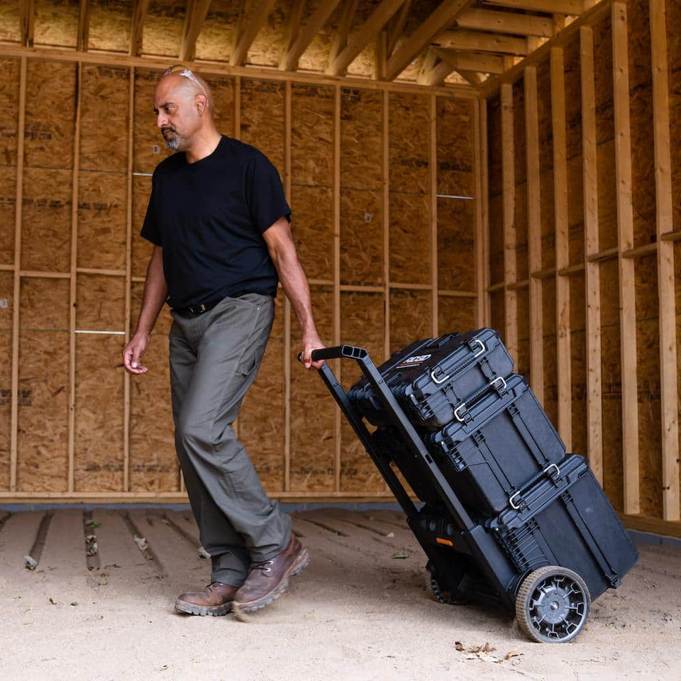 All Rugged Terrain Portable Rolling Tool Cart Organizer with Wheels ...
