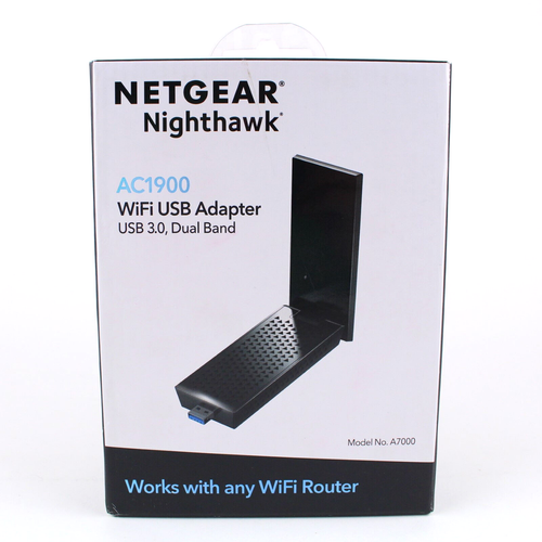 Netgear Nighthawk AC1900 WiFi USB 3.0 Adapter Dual Band A7000 New Open ...
