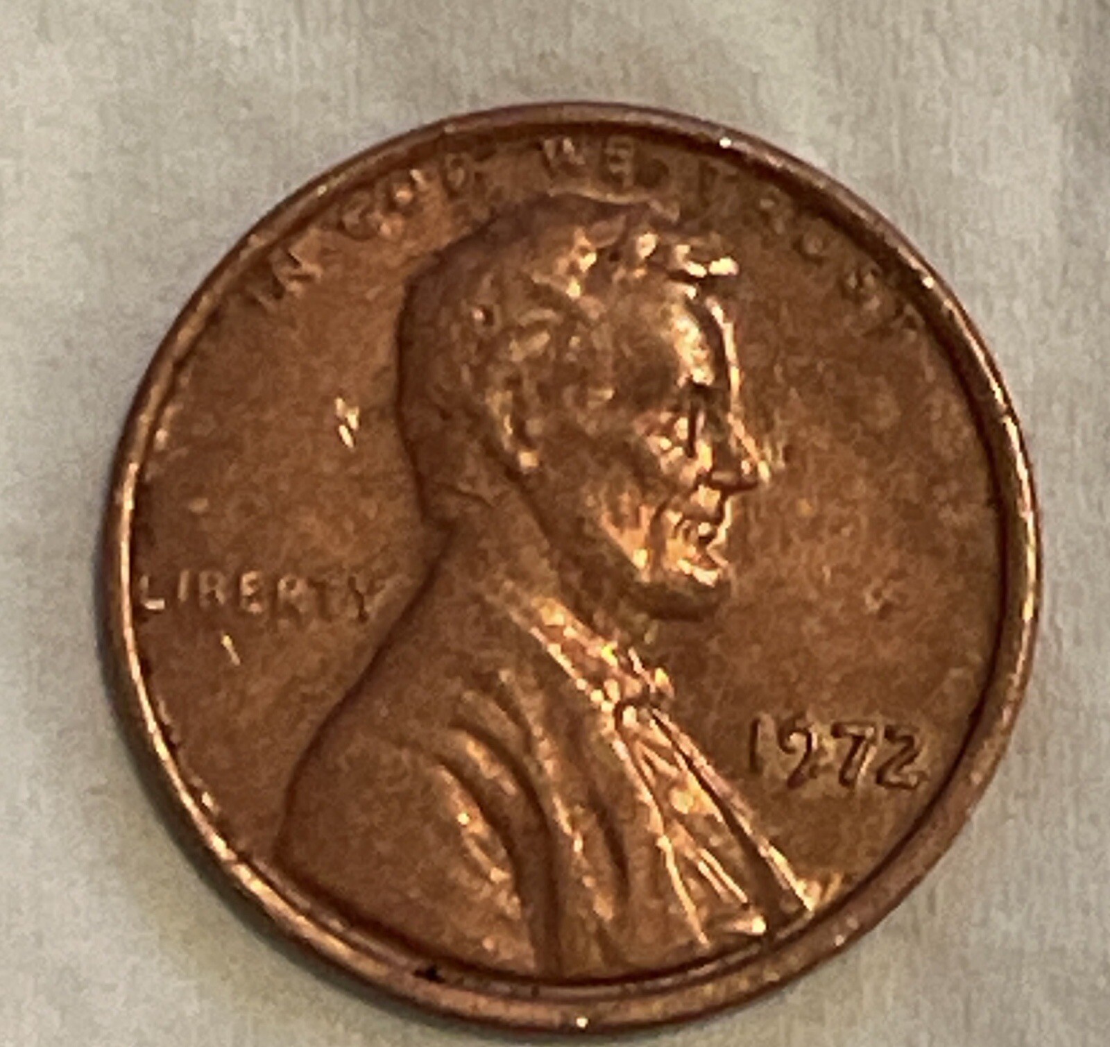 1972 Penny Error, Date, Liberty, Off Center, Face | eBay