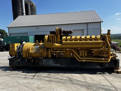 C175-16 CAT Diesel Engine, With Marathon Gen End Attached, Marathon ...