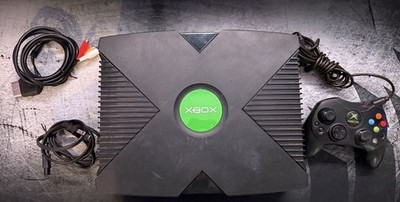 Original OG XBOX Console Tested Works 1 Controller (Mod) | eBay