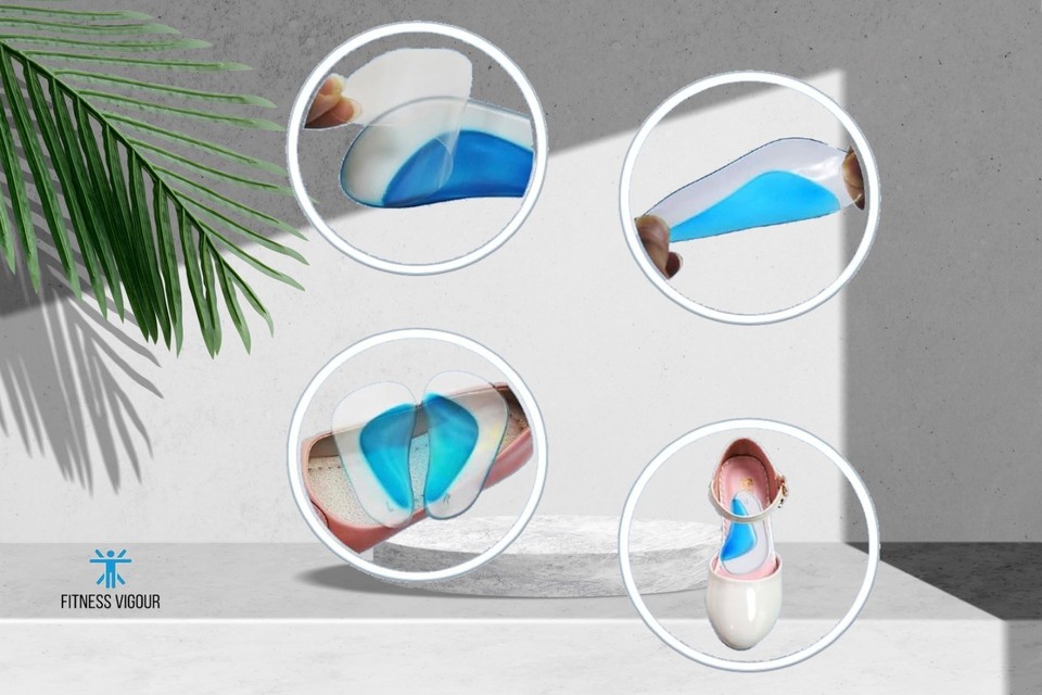 Orthopedic Gel Arch Support Insoles Flat Feet Support Gel Soft Pads ...