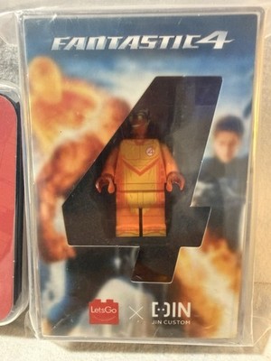 JIN Custom LEGO Fantastic Four Johnny Storm: Human Torch Luxury Version ...