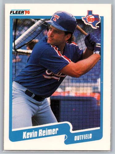 Kevin Reimer 1990 Fleer BASEBALL #310 Texas Rangers | eBay