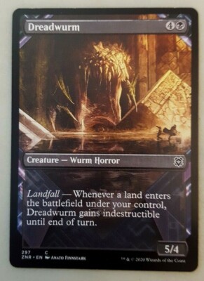 1x Dreadwurm Showcase Zendikar Rising Magic the Gathering MTG NM | eBay