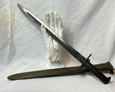 US Model 1905 Springfield Rifle Bayonet SA 1919 Wood Scale Handle | eBay