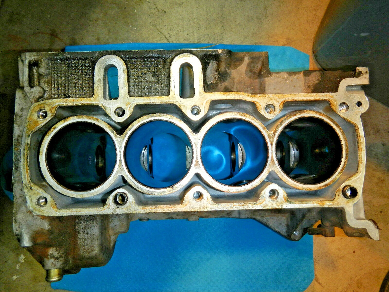 Cylinder Engine Block Crank Case Set 1984-1991 BMW K100 RS LT RT 1000 ...