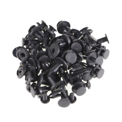 Labwork 40Pack Plastic Car Body Push Pin Rivet Fasteners Trim Moulding ...