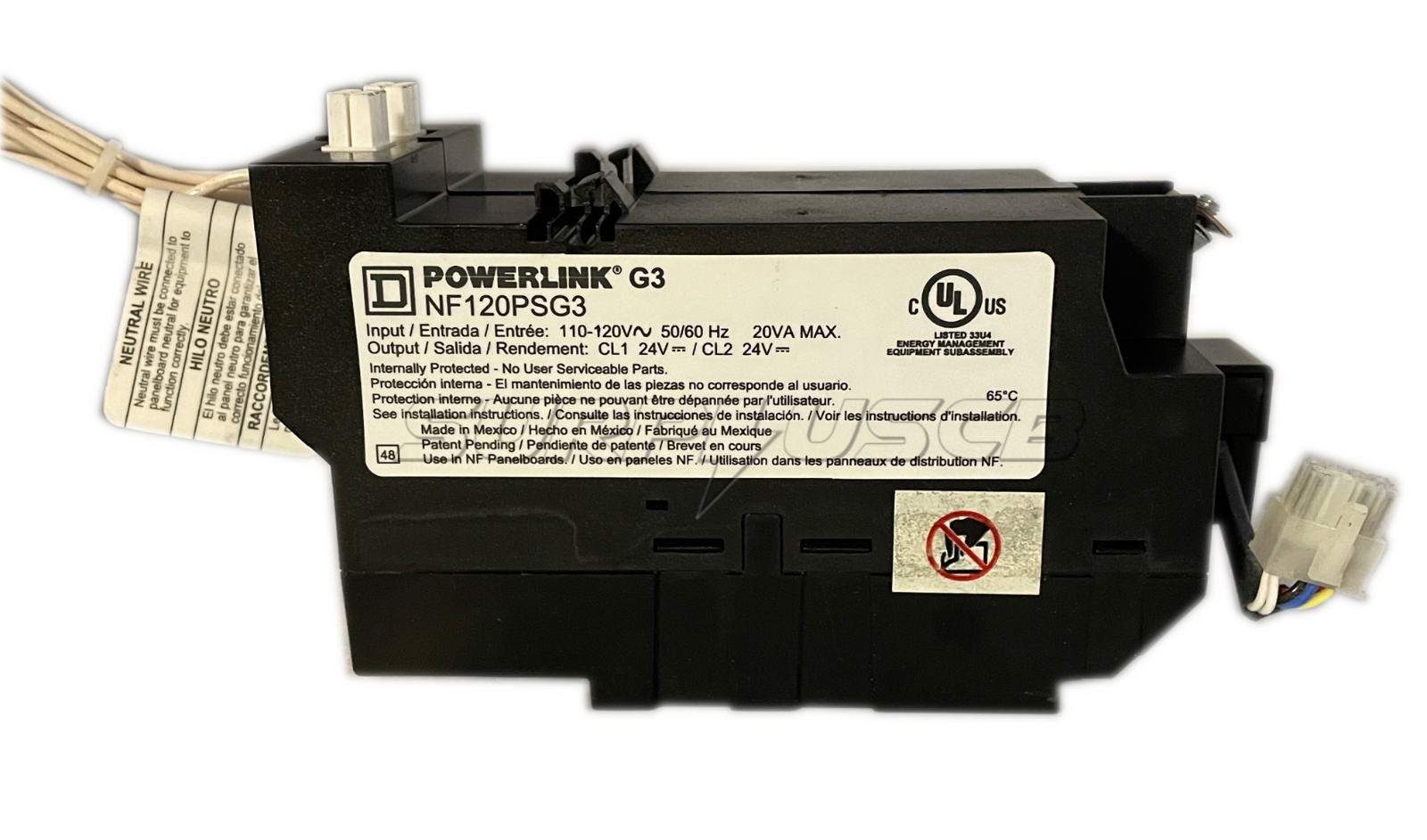 Square D NF120PSG3 Power Supply, 120Vac Input, Powerlink Lighting ...