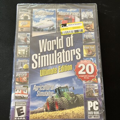 World of Simulators Ultimate Edition 20 Complete Games Bus Flight Truck ...