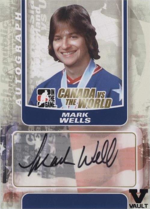 2011-12 In the Game Canada VS the World - Autographs Mark Wells #A-MW ...