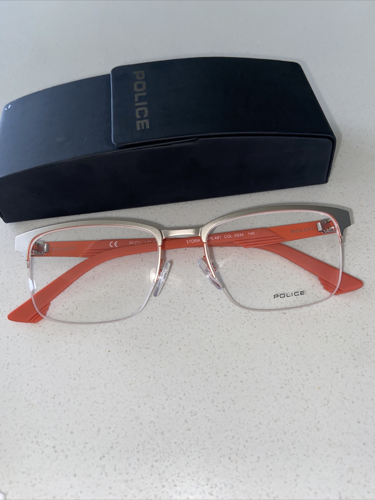 police glasses frames with case storm 1 new | eBay UK