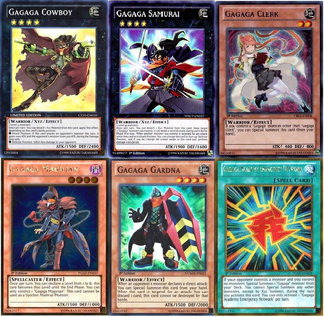Gagaga Magician Deck Image Printed Cards] Yugioh Deck Gagaga Yuma