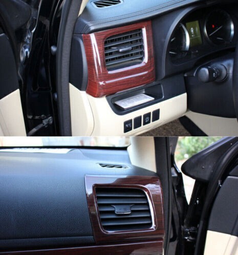 For Toyota Highlander 2014-2019 Peach Wood Grain AC L&R Air Outlet Vent ...