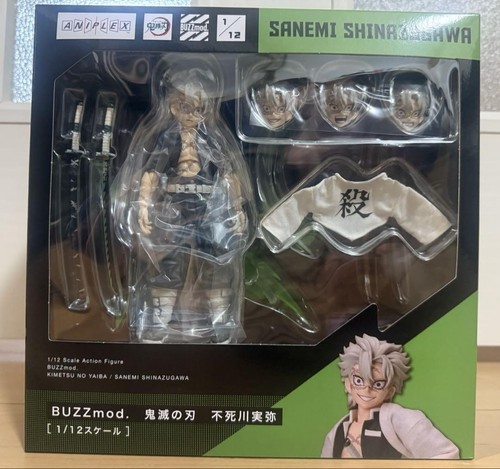 BUZZmod. Demon Slayer Sanemi Shinazugawa 1/12 scale action Figure japan ...