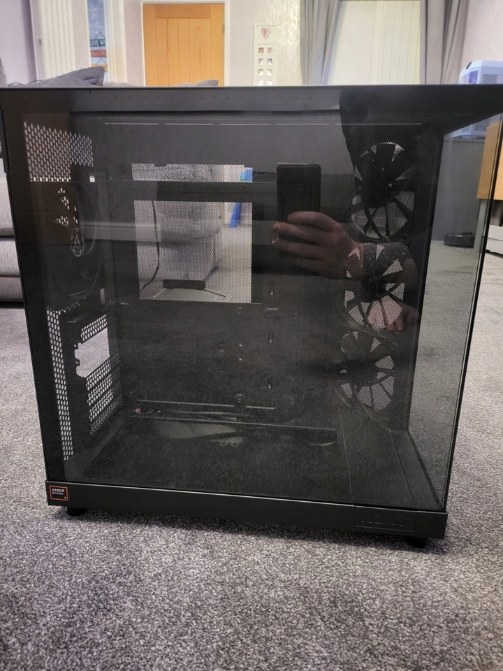 NZXT H6 Flow Compact Dual-Chamber Mid-Tower ATX PC Case – High Airflow ...