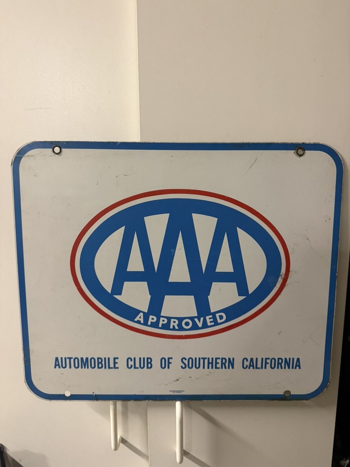 RARE ORIGINAL SOUTHER CALIFORNIA AUTO CLUB AAA LOS ANGELES GAS OIL ROAD ...