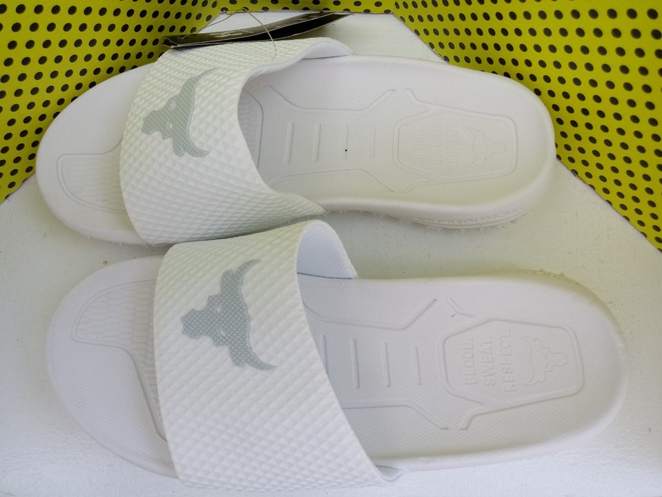 UNDER ARMOUR X PROJECT ROCK MENS' SLIDE SANDALS. "4 DIFFERENT COLORS ...