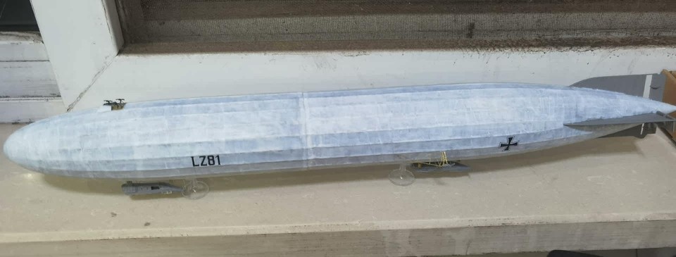 1/1000 1/700 Scale WW2 LZ 129 Hindenburg Model Painted Finished | eBay