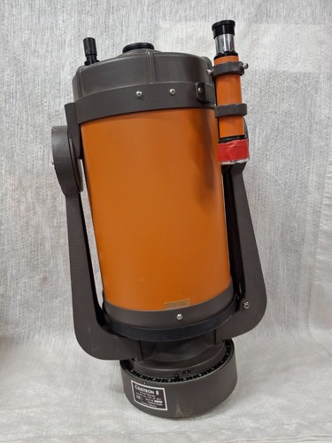 Vintage Celestron 8 Telescope Orange Tube 8 x 50 mm F/10 Schmidt ...