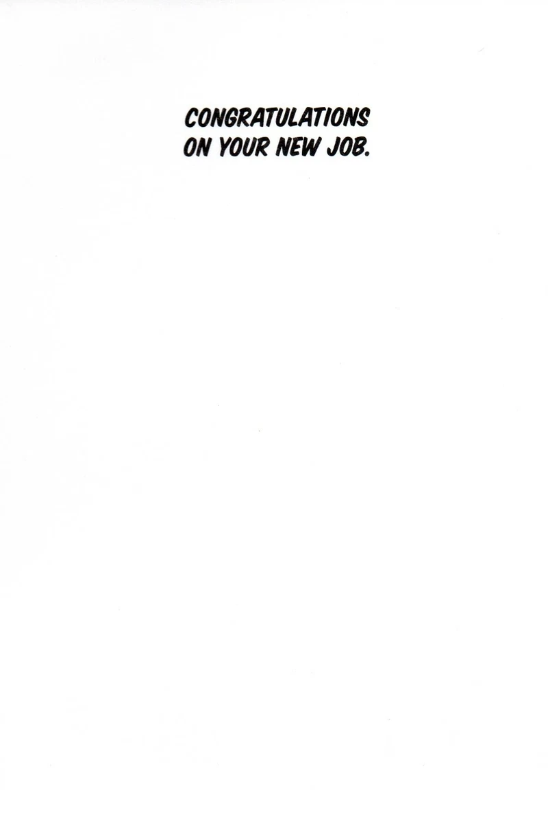 Funny Job Promotion Congratulations