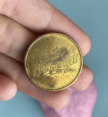 Vintage Hurricane Car Wash Vacuum Token Coin 25mm Dexter, MO | eBay