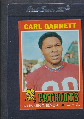 1971 Topps #034 Carl Garrett Patriots EX/MT *853 | eBay