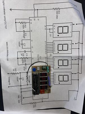 ICL7107 Voltmeter Unknown Condition Came With A Lot OF QRP RADIO STUFF ...