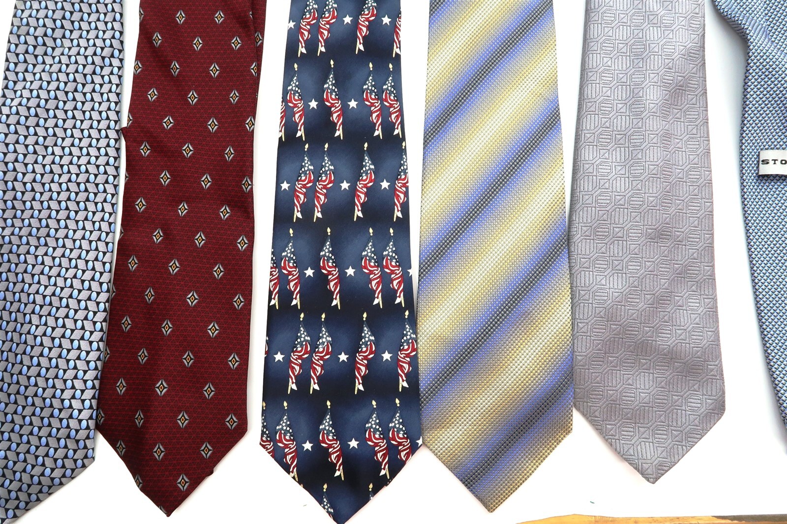 Lot of 13 Vintage Mens Ties - Stonehenge, Geoffrey Beene, Bene, Golden ...