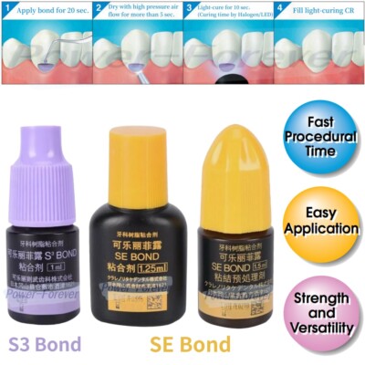 Kuraray Dental ClearFIL SE/S3 BOND Light-Curing Selfetching Primer Bond ...