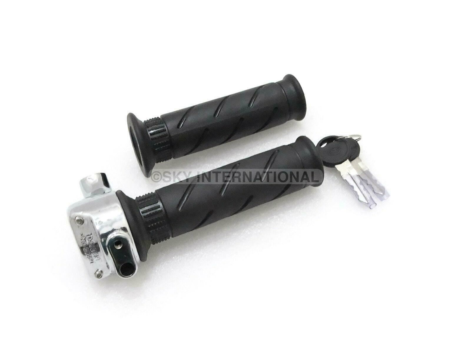 Lockable Throttle Twist Grip Fits For Royal Enfield Old Bullet ...