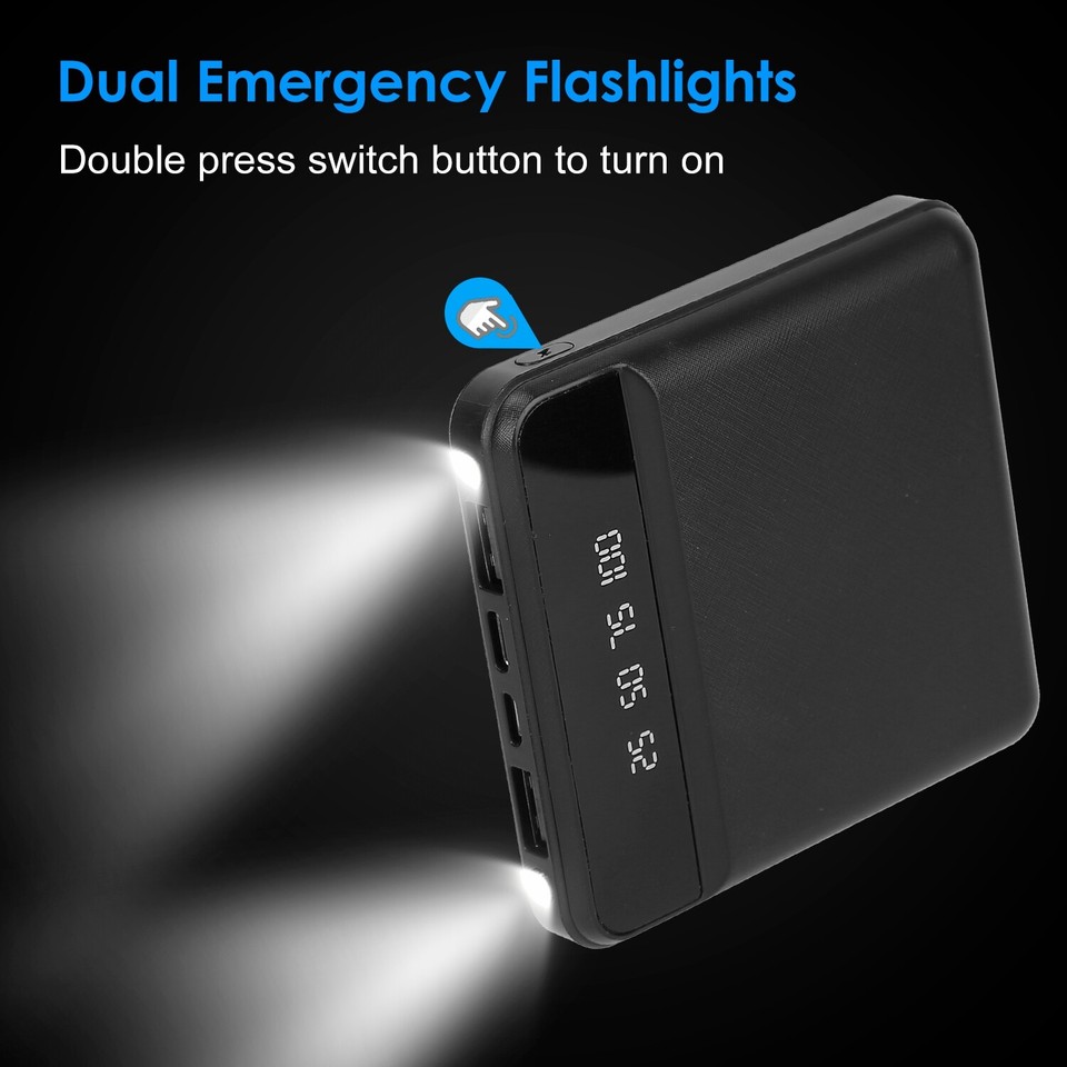 Battery Pack For Cell Phone Heated Vest Jacket 10000mAh USB Charging ...