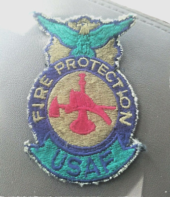 USAF Fire Protection Patch Assistant Fire Chief Collectible | eBay