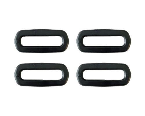 4 x ITW Nexus Black 25mm Plastic Square Rings Loops ( DIY Tactical ...
