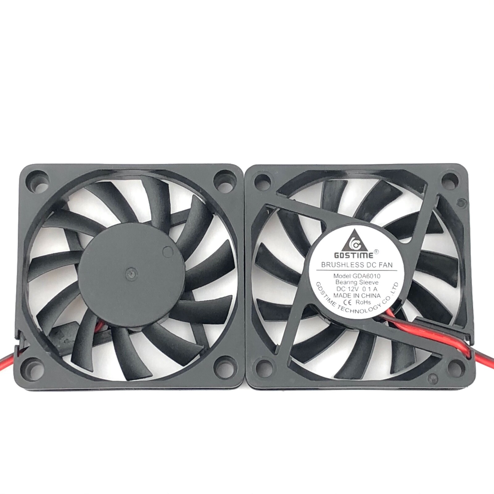 12V 60mm Cooling Fan 6010 PC DC Computer Case Cooler CPU 6cm 60x60x10mm ...