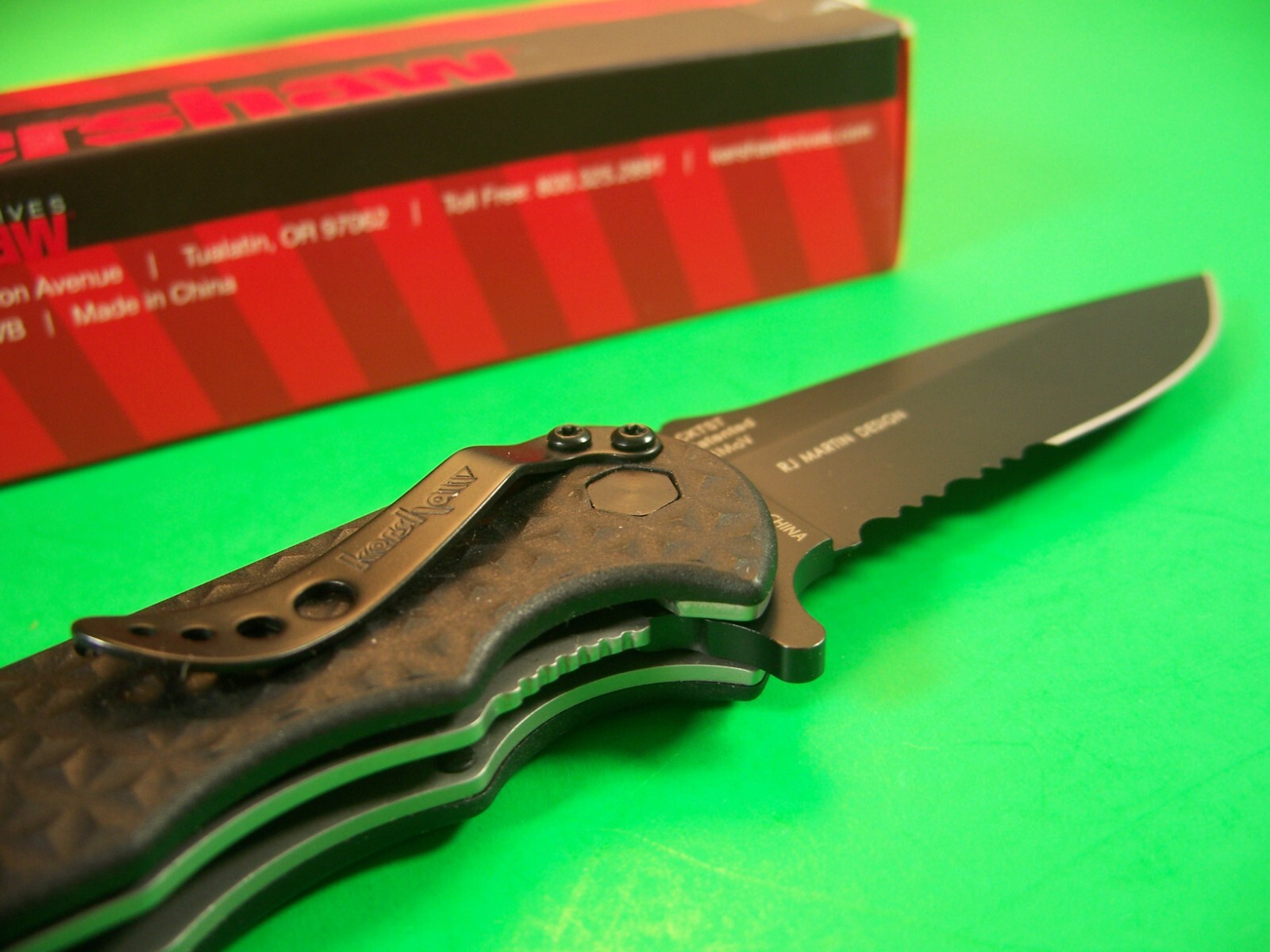 KERSHAW - VOLT II Spring Assist SPEEDSAFE R.J.Martin 2 flipper Knife 3650CKTST | eBay