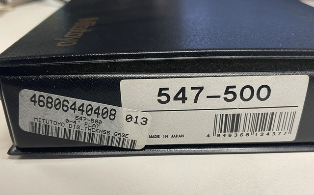 Mitutoyo Id-s1012ebs Absolute Digital Indicator Thickness Gauge for ...