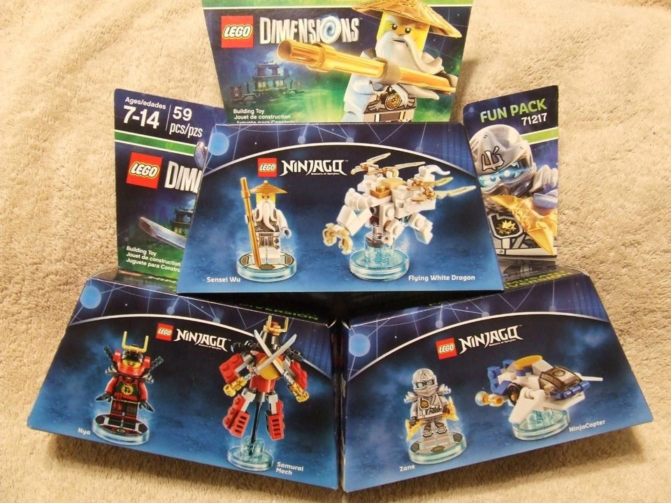 * New * Lego Dimensions Ninjago 71216 71217 71234 ( 3 Fun Packs ) | eBay