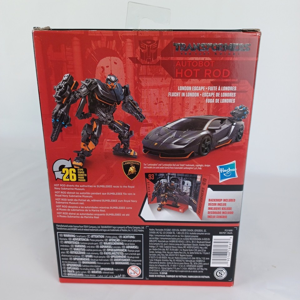 Transformers Studio Series 93 Hot Rod TLK Factory Sealed FREE SHIPPING ...