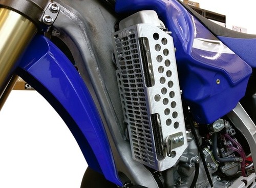 Devol Aluminum Radiator Guards for Yamaha YZ250 2-Stroke/YZ125/YZ250X 2 ...