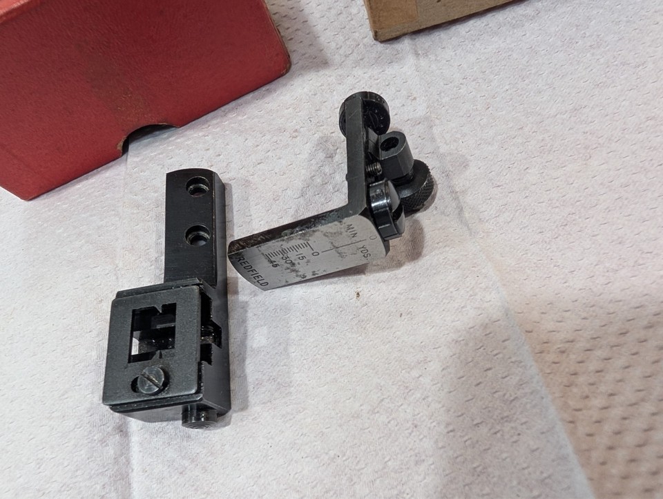 Vintage Redfield HUNTER KNOBS No. 80 CWH Micrometer Receiver Sight ...